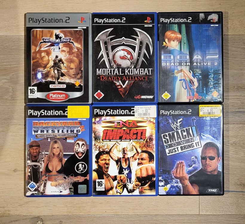 PS2 Wrestling & Fighting Bundle (Gebraucht) in Hallau für CHF 14 – nur ...