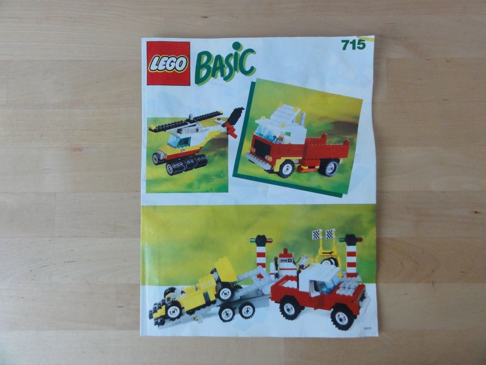 LEGO Basic 715 Bauanleitung (Jahr 1990) (Gebraucht) in Zürich für CHF 2 ...