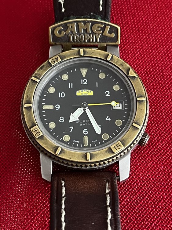 Vintage Camel Trophy Quartz Watch (Defekt) in Genève für CHF 2 – mit ...