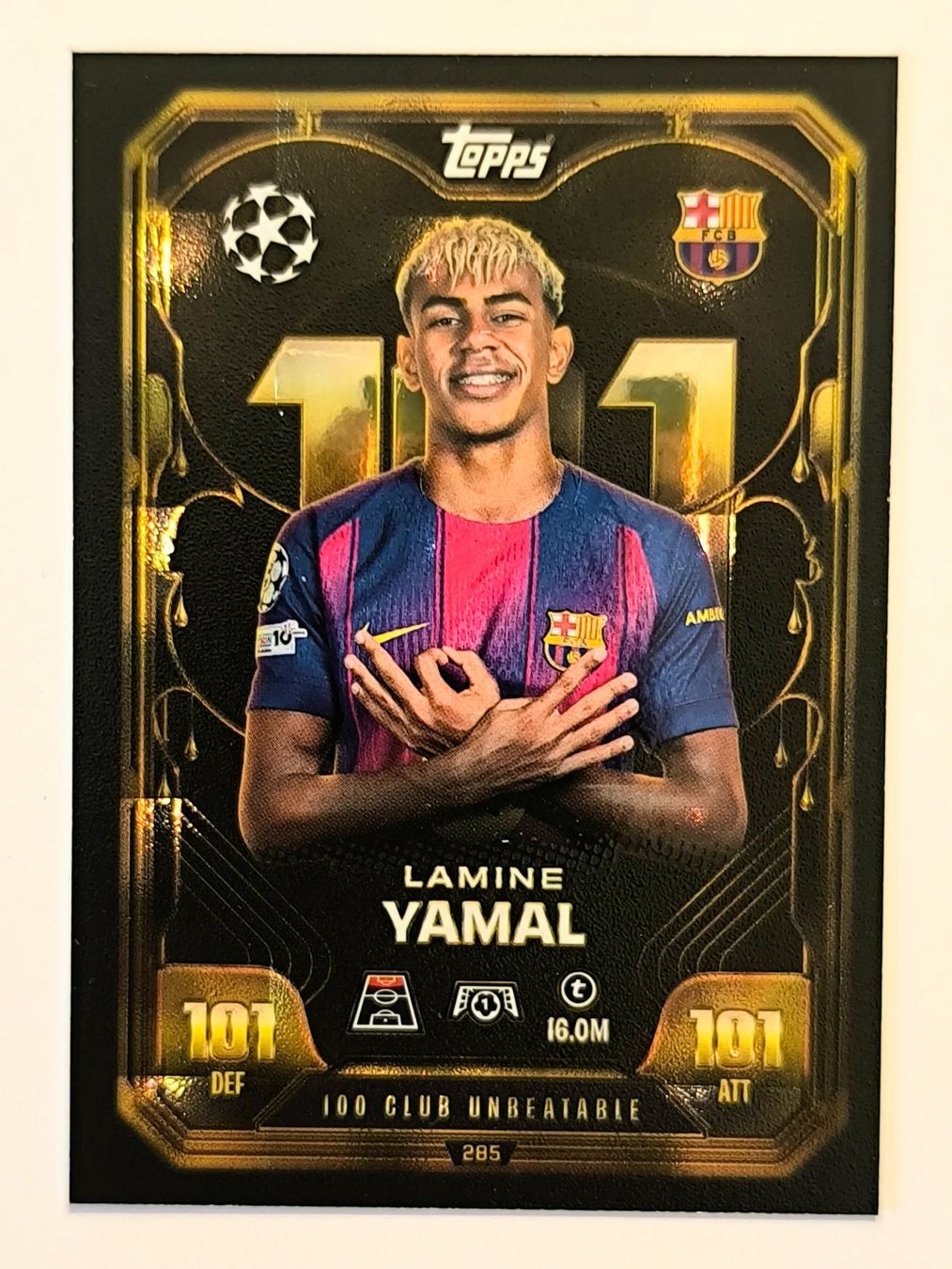 Match Attax Extra 2025/26 - 100 Club - Lamine Yamal - 285 (Gebraucht ...