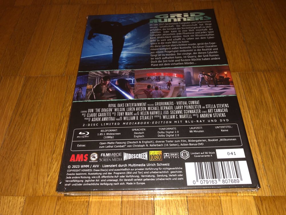 Grid Runners - MEDIABOOK - A - UNCUT (Neu und originalverpackt) in Basel für CHF 24 – mit ...