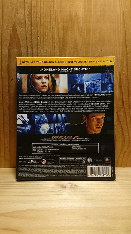 HOMELAND Staffel 1 bis 3 auf Blu-Ray (Gebraucht) in Wilderswil für CHF ...
