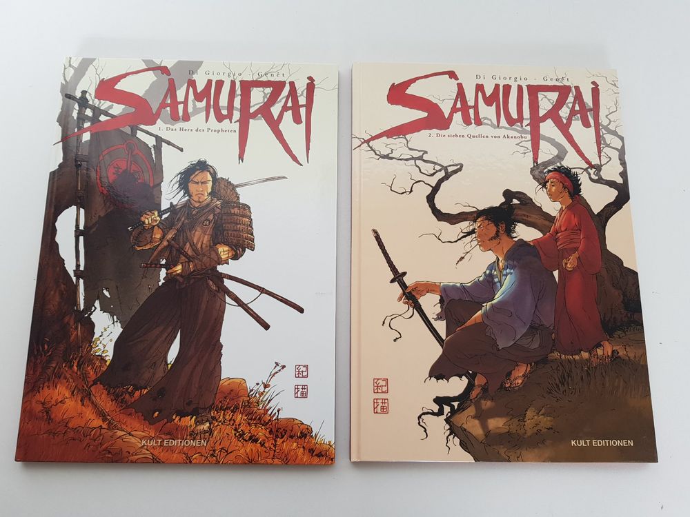 Samurai Comic Bücher - Di Giori Genet (Teil 1 + 2) (Neu (gemäss ...