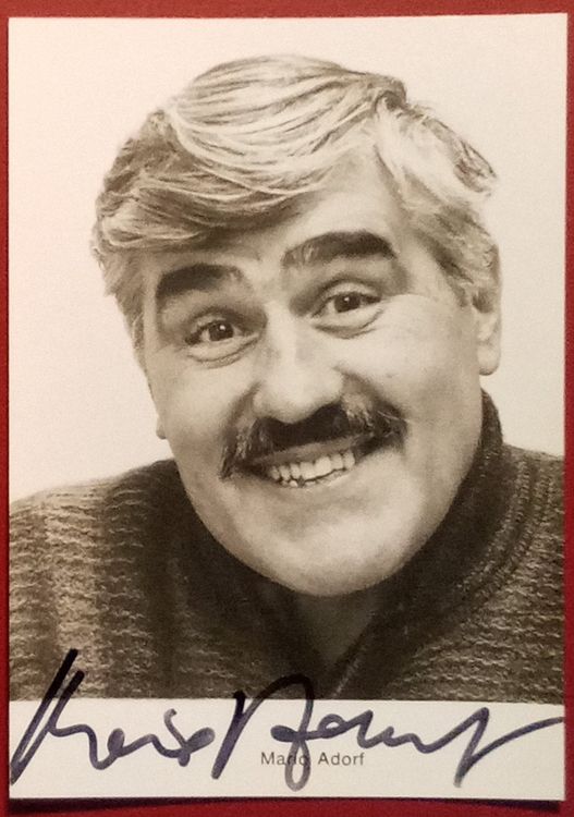 Mario Adorf 1930- Autogramm signiert Foto 10x15cm (Gebraucht) in ...