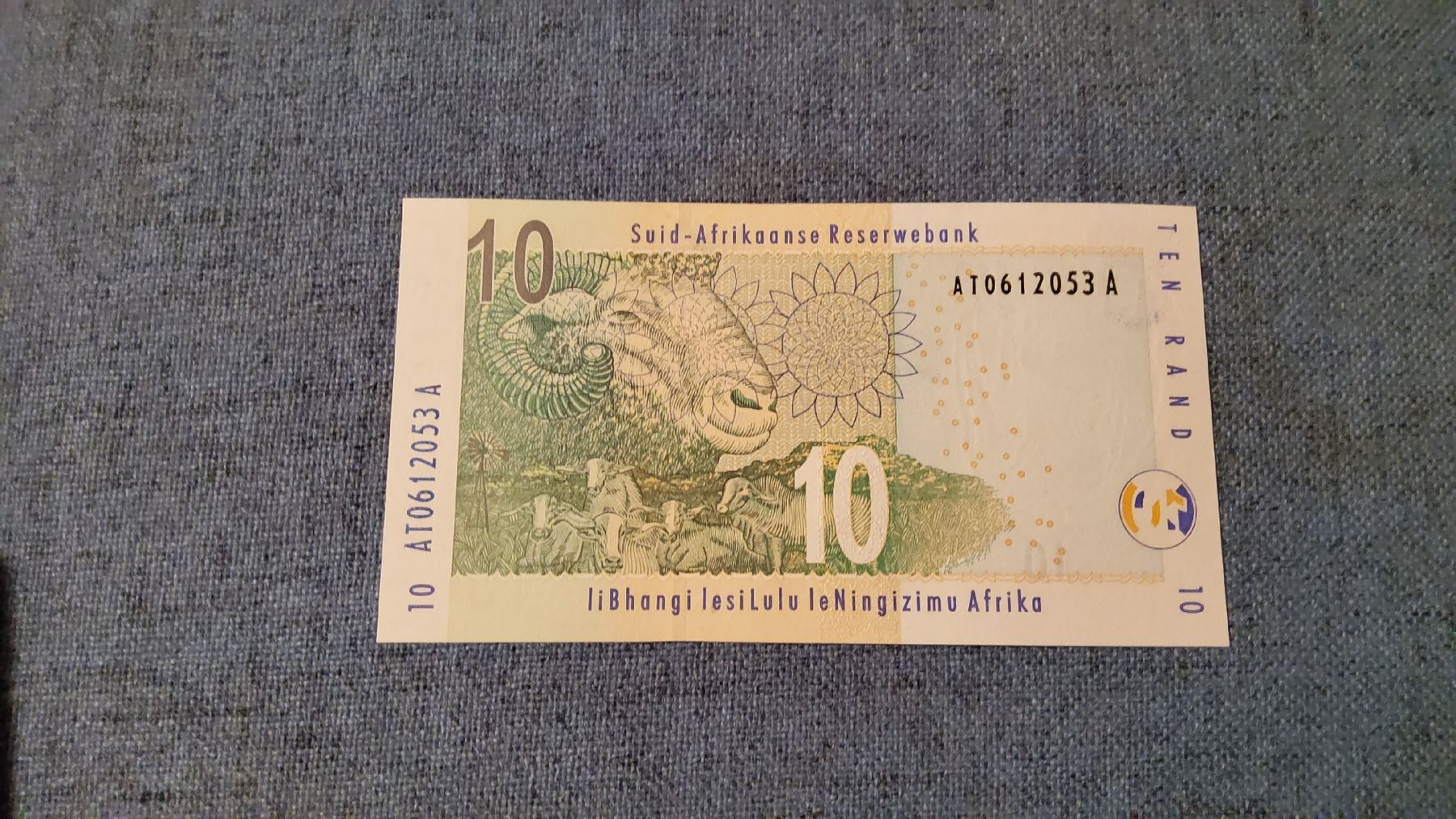 Suedafrika 10 Rand Banknote, Top Zustand, Rarität! (Neu und ...