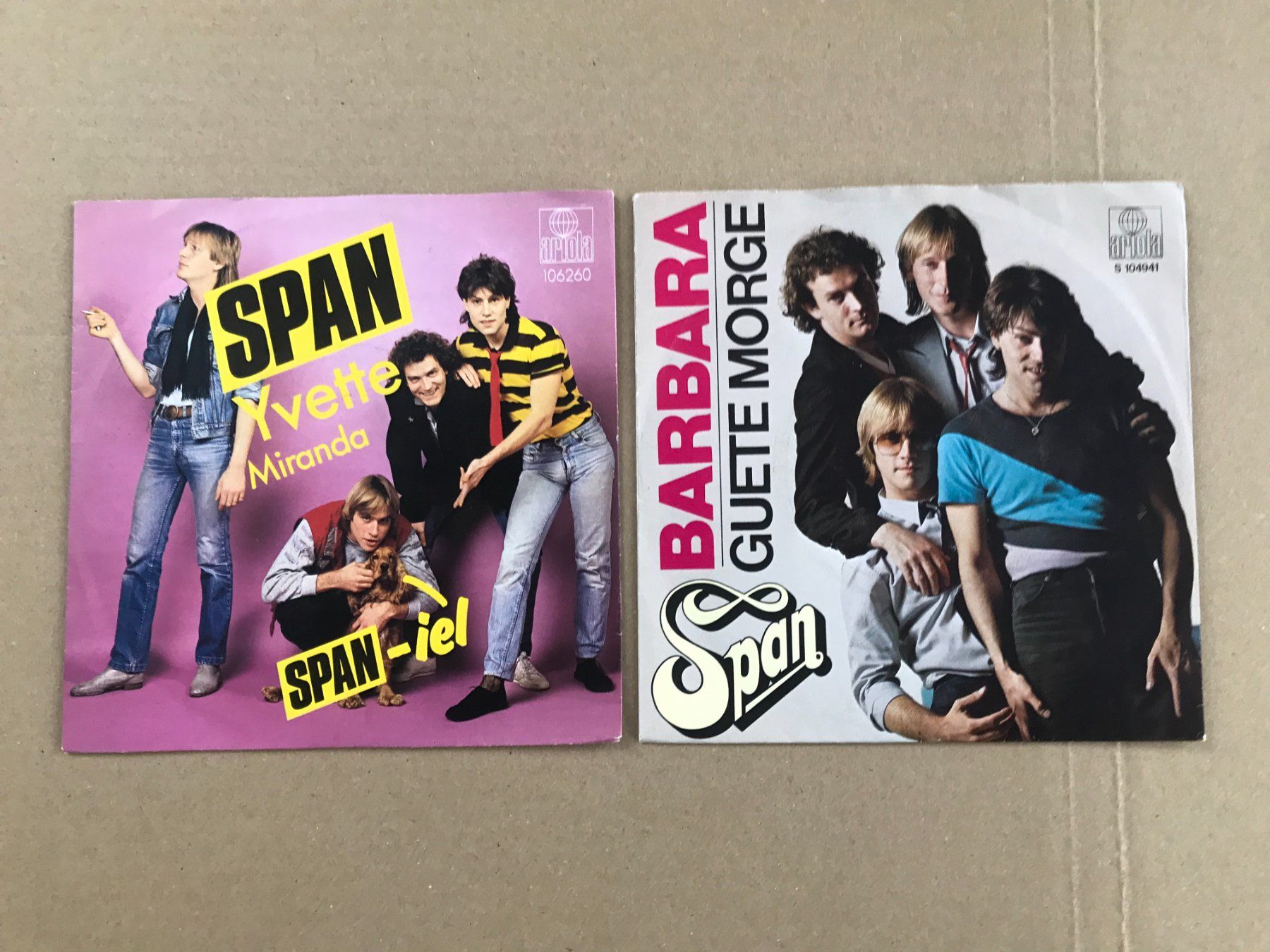 SPAN - Barbara / Guete Morge + Yvette / Miranda - 7" (Gebraucht) in ...