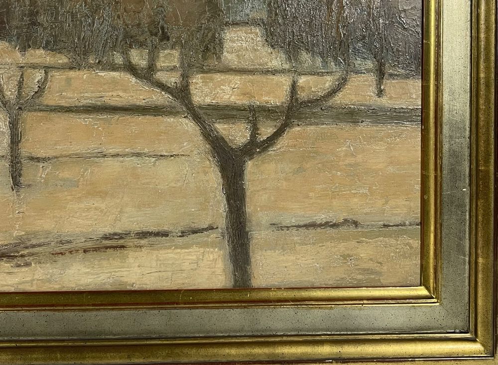 Oskar Zimmermann (1910-1994) Gemälde - Winterlandschaft (Gebraucht) in ...