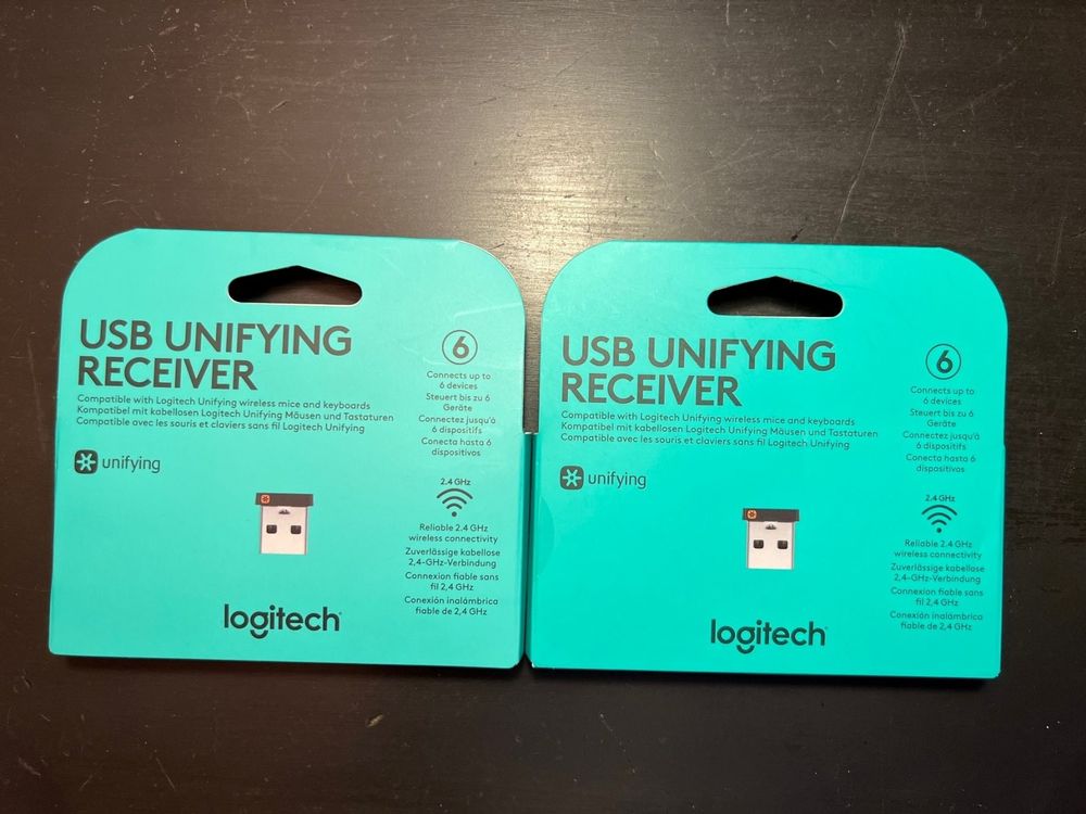 2 USB UNIFYING RECEIVER Logitech original neu (Neu und originalverpackt ...