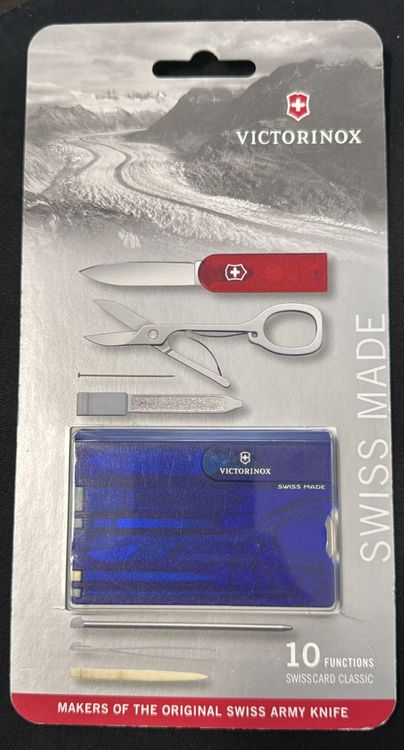 VICTORINOX SWISSCARD CLASSIC BLUE 10 FUNCTIONS | Kaufen auf Ricardo