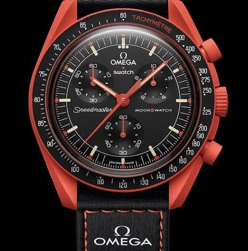 Moonswatch x Omega LAVA new 42,00 mm chronographe (Neu und ...