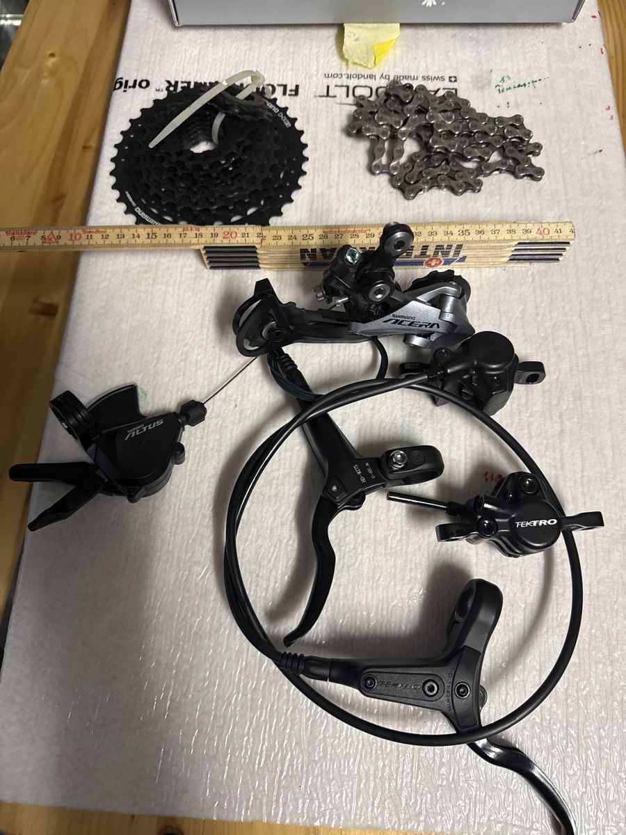 Velo Schaltgruppe Shimano Acera/Altus - Top Zustand! (Gebraucht) in ...