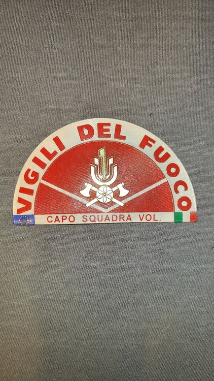 Patch vigili del fuoco (capo squadra volontario) | Kaufen auf Ricardo