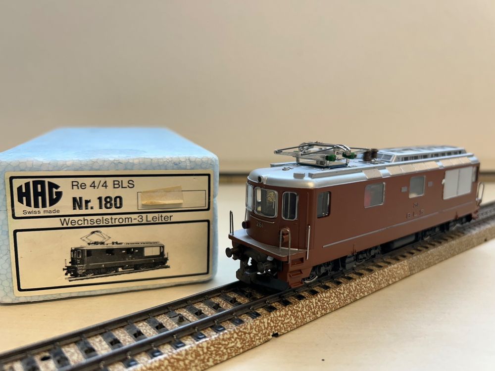 Hag 180 E-Lok Re 4/4 I BLS H0 WS | Kaufen auf Ricardo