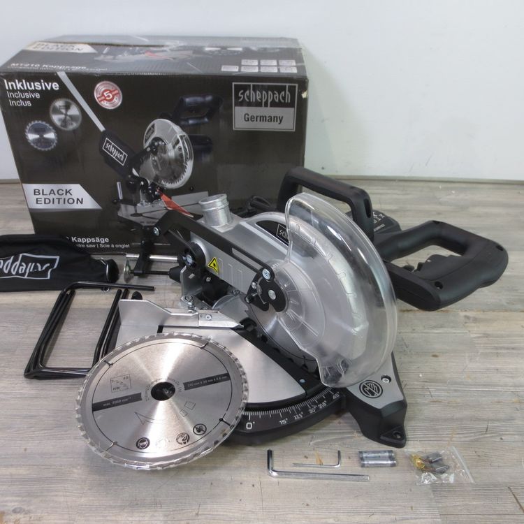 Scheppach Kapp- und Gehrungssäge Kappsäge 1500 W Zugsäge (Neu (gemäss ...