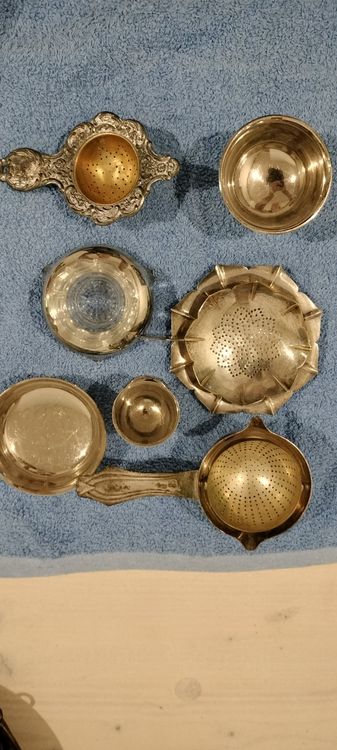 Teesiebe Antik Lot Set Messing (Gebraucht) in Gansingen für CHF 46 – mit Lieferung auf Ricardo ...