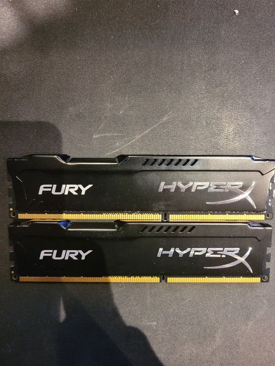 HyperX Fury 16GB (2x8GB) RAM DDR3 1600MHZ (Gebraucht) in ...