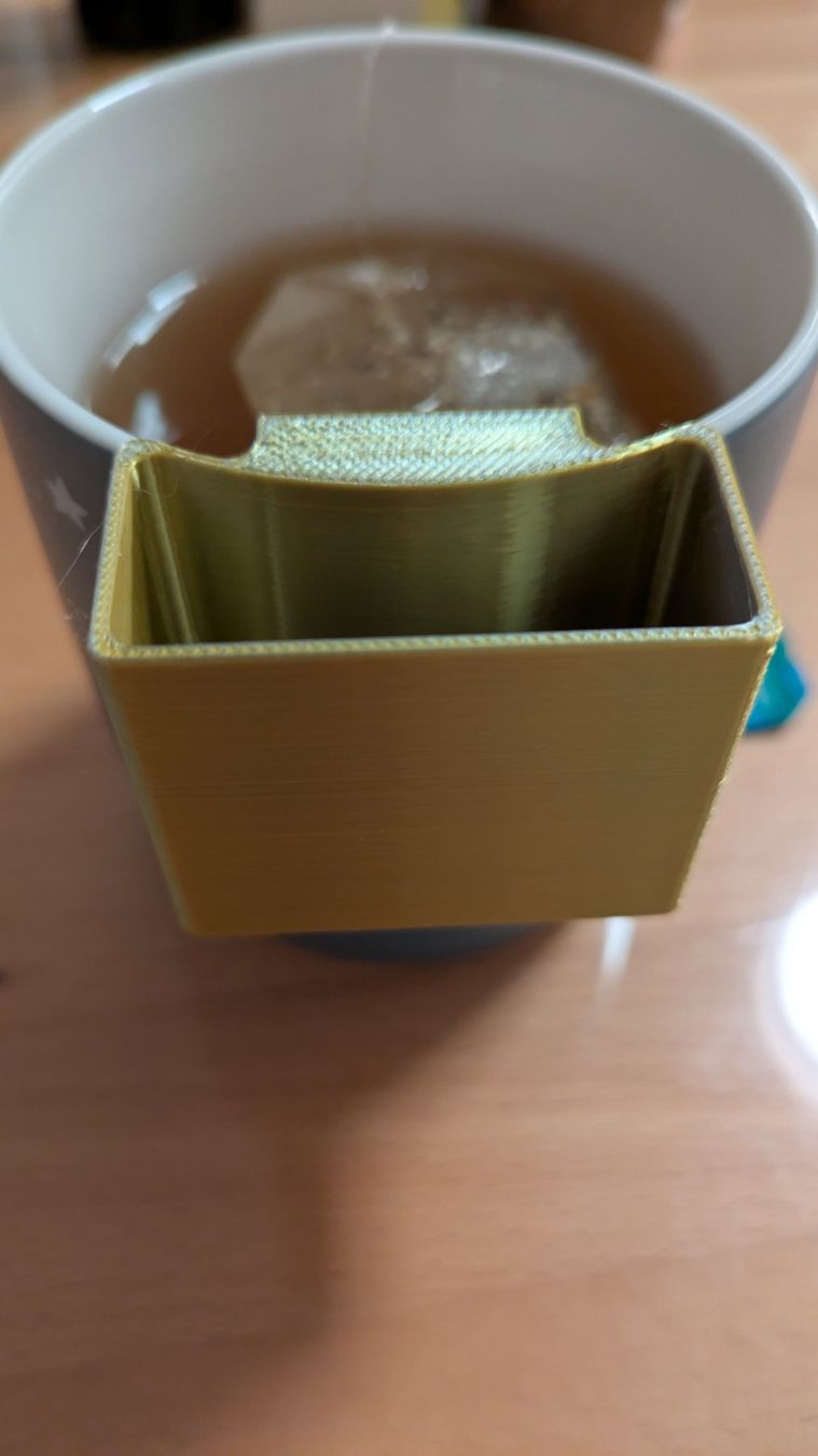 Teebeutelhalter für den Gebrauch vor und nach dem Gebrauch (Gebraucht ...