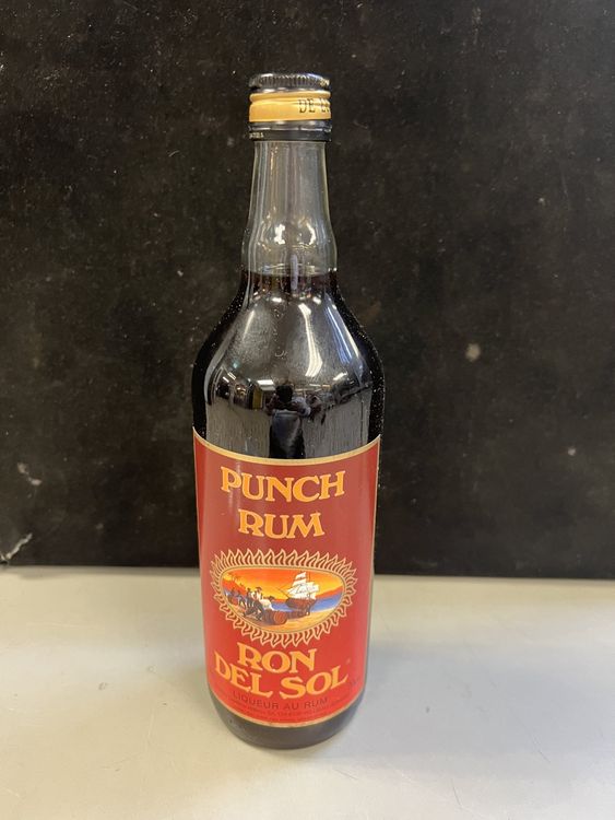 ANCIENNE BOUTEILLE PUNCH RHUM RON DEL SOL (Neu (gemäss Beschreibung ...