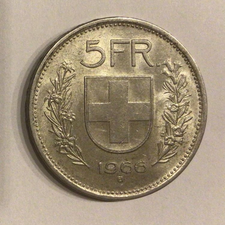 5 franchi 1966 (Gebraucht) in Cugnasco für CHF 11 – mit Lieferung auf ...