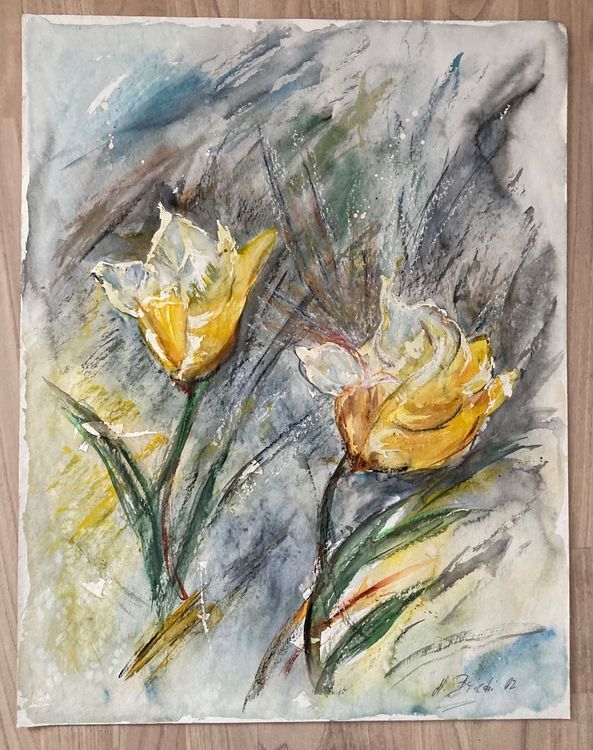 Aquarell Original, signiert | Kaufen auf Ricardo