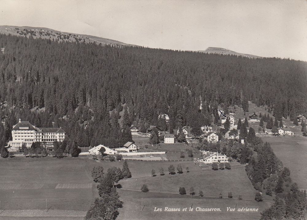 Les Rasses VD - Vue aérienne env. 1956 (D'occasion) à Niedergesteln pour CHF 4.4 – avec ...
