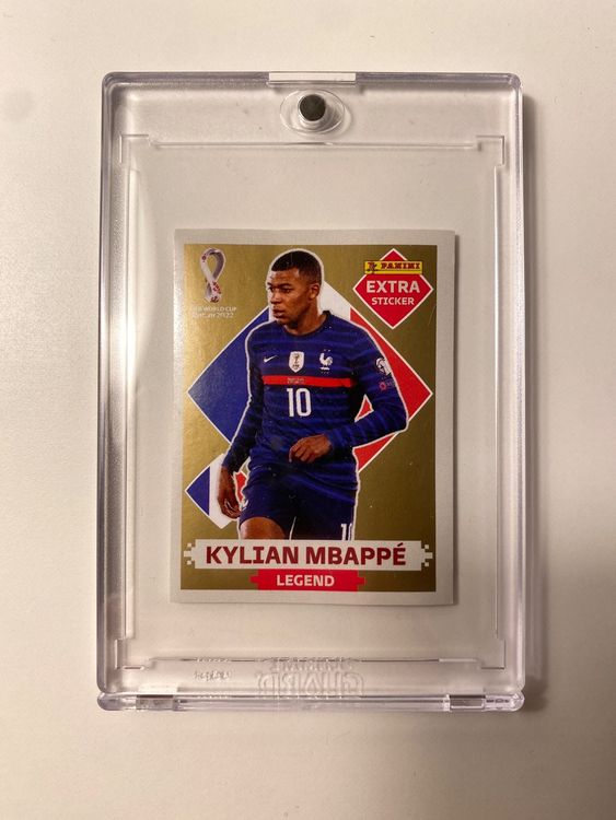 PANINI 2022 Kylian Mbappé GOLD EXTRA STICKER (Neu (gemäss Beschreibung)) in Bern für CHF 63 ...