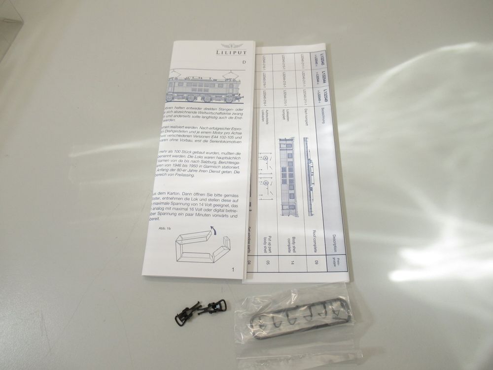 Liliput L132545 E-Lok E44 103 der DRG Ep.II in AC Digital (Gebraucht) in Basel für CHF 130 – mit ...