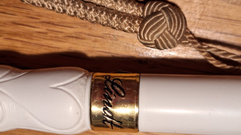 Vintage Regenschirm LINDOR von Lindt, mit Logo und Herzgriff (Gebraucht ...