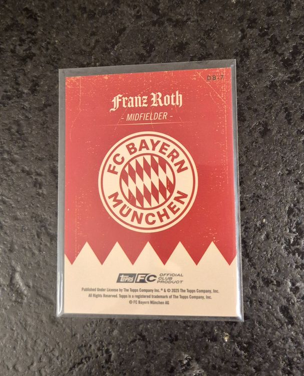 Franz Roth /125 - Bayern München - Topps (Neu (gemäss Beschreibung)) in ...