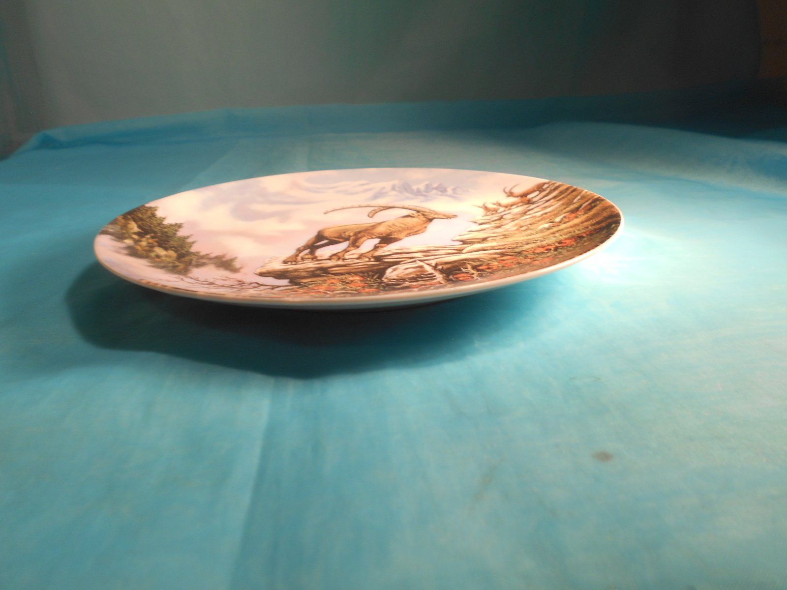 Sammelteller, die Kletterkünstler, Steinböcke, 1993,O.Pulver (Neu ...