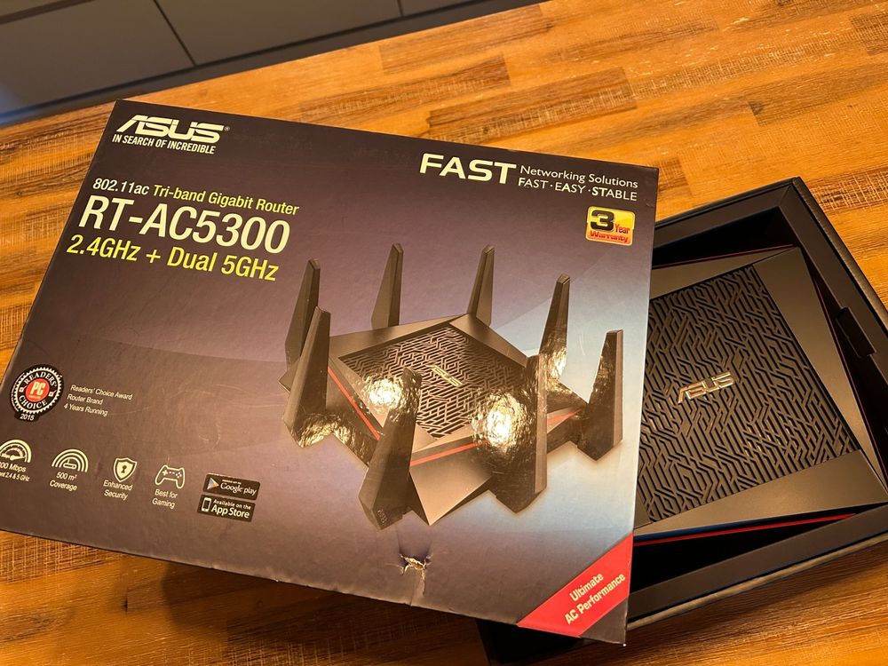 ASUS RT-AC5300 Profi Gigabit Router (Gebraucht) in Bonstetten für CHF ...