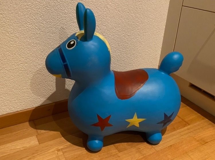 Blauer Kinder Hüpfpferd (Gebraucht) in Thal für CHF 7 – mit Lieferung ...