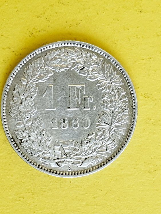 1 Franken 1860 VZ_UNZ | Kaufen auf Ricardo