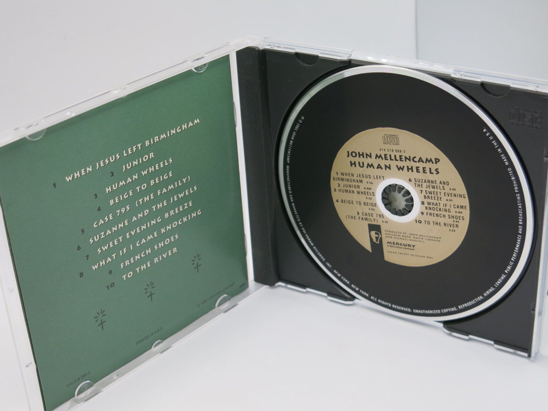 CD John Mellencamp – Human Wheels (Gebraucht) in Ernetschwil für CHF 1. ...