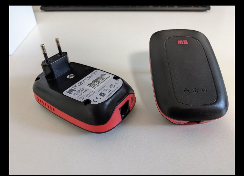 2x PowerLAN maxSMART Adapter PL501 | LAN via Powerline (Gebraucht) in ...