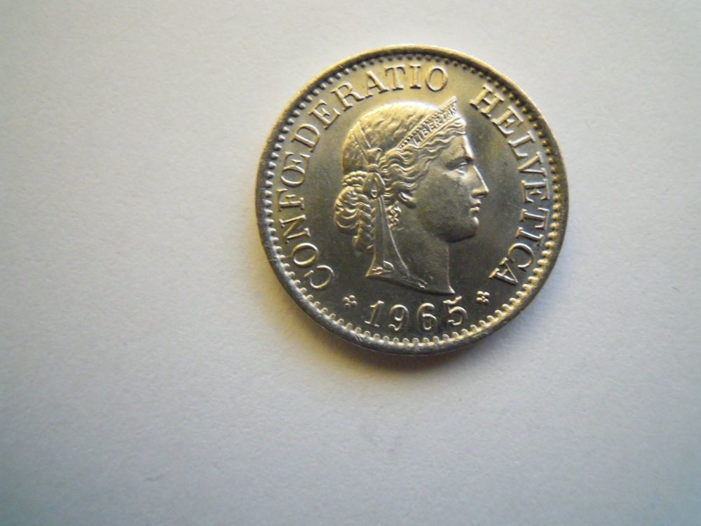 10 Rp. 1965 unz/stgl Top (Neu (gemäss Beschreibung)) in Kriegstetten für CHF 2.8 – mit Lieferung ...