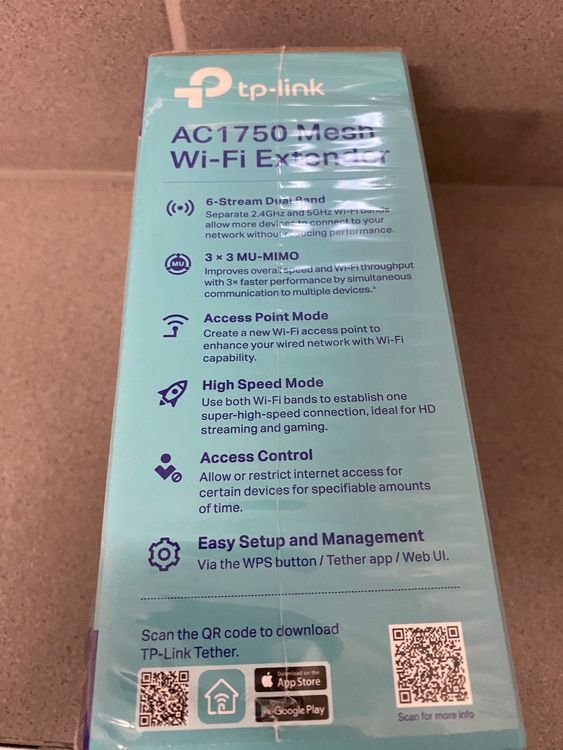 TP-Link Wi-Fi Extender, Mesh, AC1750 | Kaufen auf Ricardo