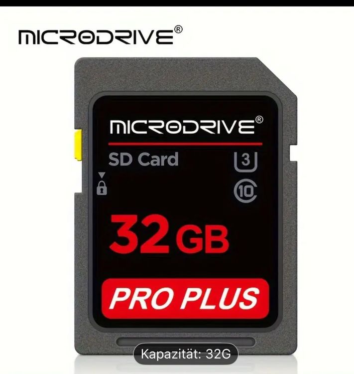Microdrive SD Card 32GB Pro Plus (Neu und originalverpackt) in Kloten ...