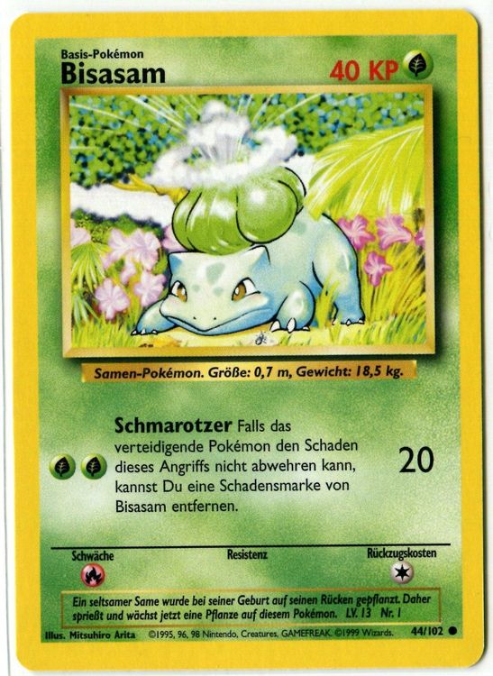 Bisasam Basis Set 44/102 Deutsch | Kaufen auf Ricardo
