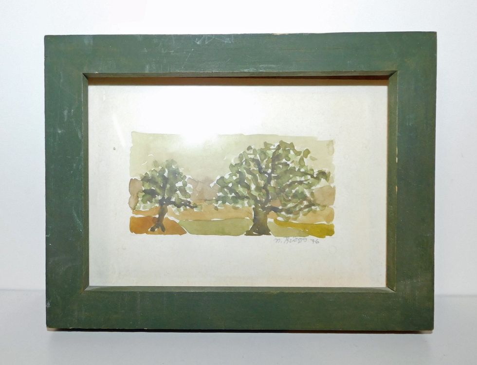 Rausverkauf - Kunst Aquarell v Rüegg 1976 signiert (Gebraucht) in Sursee für CHF 5 – mit ...