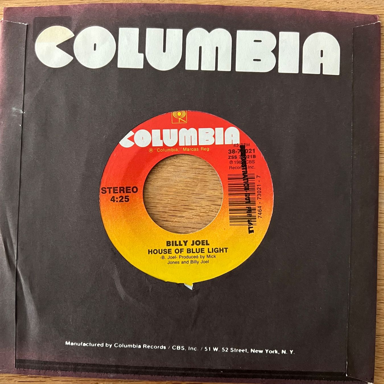 Billy Joel - We Didn't Start The Fire / 1. US-Press. 1989 (Gebraucht ...