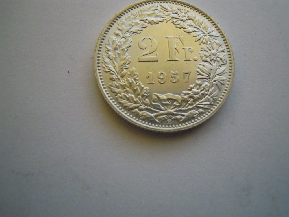 2 Fr. 1957 unz/stgl | Kaufen auf Ricardo