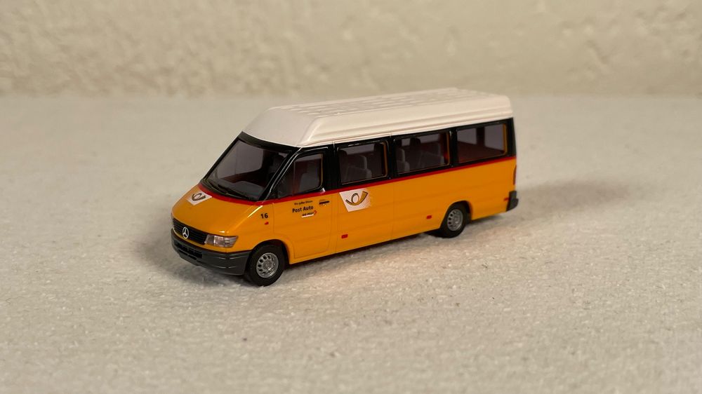 Busch 47845 - Mercedes-Benz Sprinter Post Schweiz 1:87 - NEU (Neu und ...