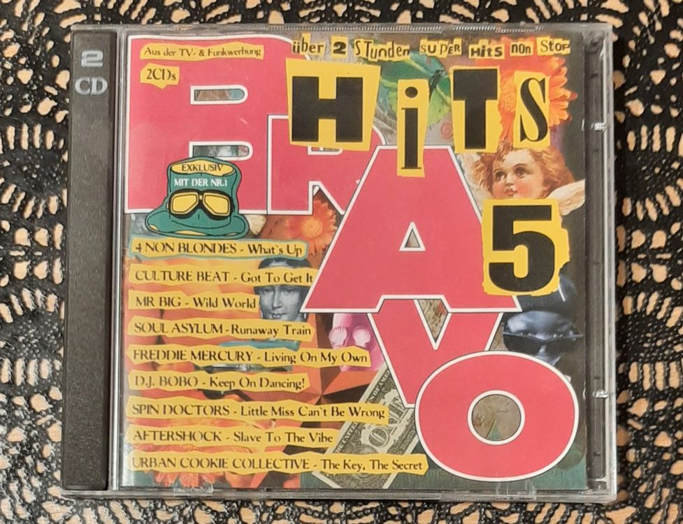 Bravo Hits 5, Doppel CD, 1993, 2CD Hit Compilation, Sampler (Gebraucht ...