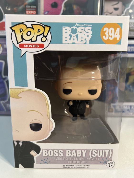 Funko POP! Movies Dreamworks The Boss Baby-Boss Baby (Suit) (Neu und ...