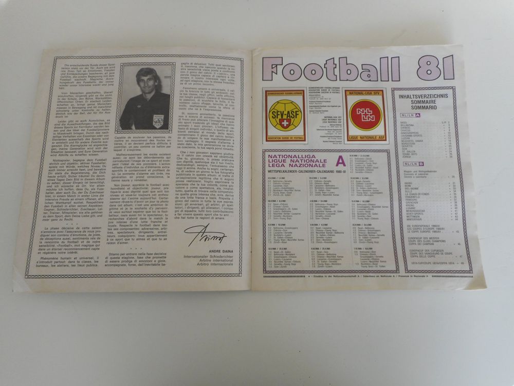 Panini Album Football 81/1981 SFV-ASV komplett Nr.2 (Gebraucht) in Cham ...