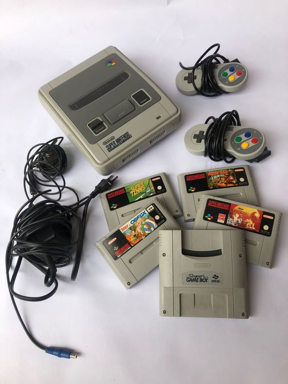 original Super Nintendo SNES Konsole & Games # tiefe Nummer | Acheter ...