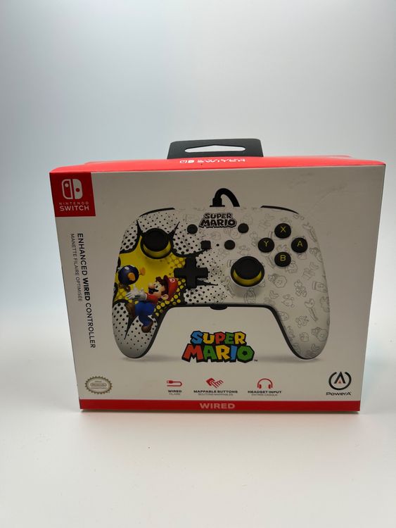 Super Mario Switch Controller (wired) (Neu und originalverpackt) in ...