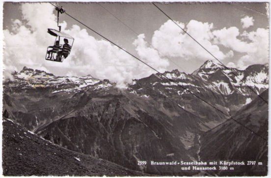 Braunwald - Sessellift mit Kräpstock + Hausstock (Gebraucht) in Binningen für CHF 4 – mit ...