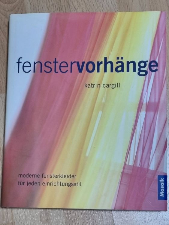 Buch Grundkurs Fenstervorhänge von Katrin Cargill (Gebraucht) in ...